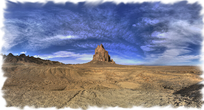 360 Screensavers | Shiprock Rock Formation - T4CI360